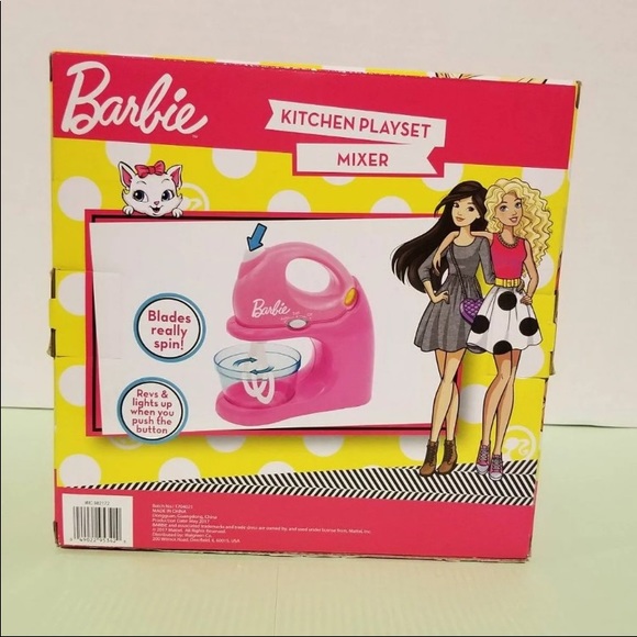 Barbie | Other | Barbie Doll Kitchen Play Set Mixer | Poshmark